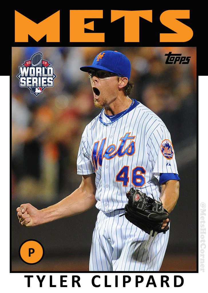2015 World Series Mets Retro Topps Baseball Cards - Mets Hot Corner
