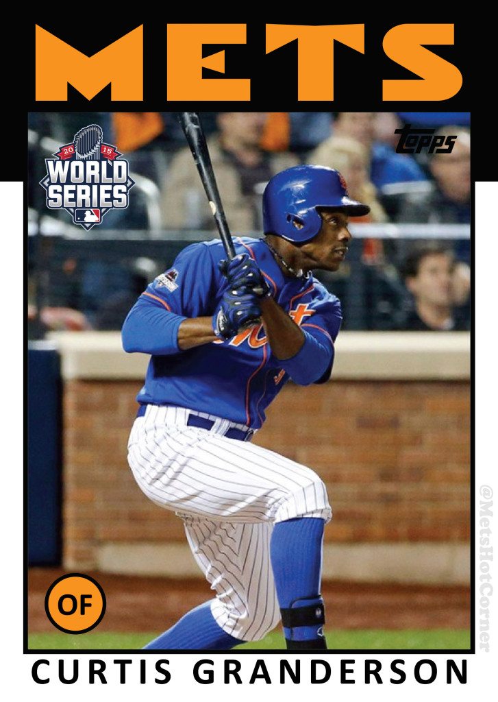 2015 World Series Mets Retro Topps Baseball Cards - Mets Hot Corner