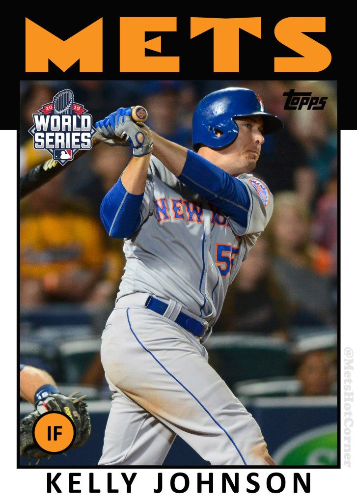 2015 World Series Mets Retro Topps Baseball Cards - Mets Hot Corner
