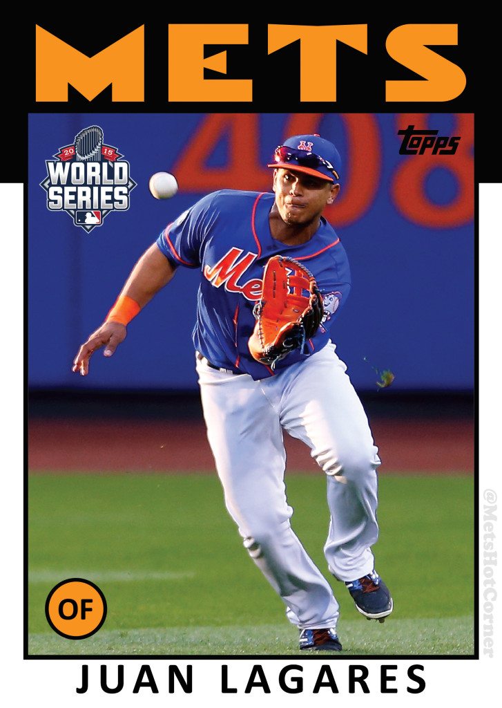 2015 World Series Mets Retro Topps Baseball Cards - Mets Hot Corner