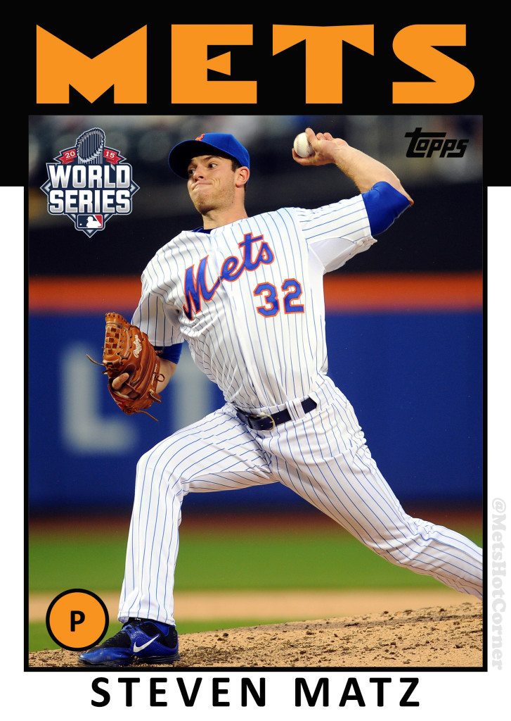 2015 World Series Mets Retro Topps Baseball Cards - Mets Hot Corner