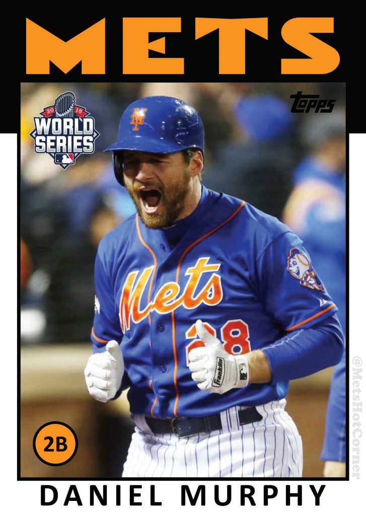 2015 World Series Mets Retro Topps Baseball Cards - Mets Hot Corner